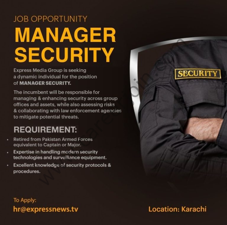 Express Media Group Jobs Manager Security