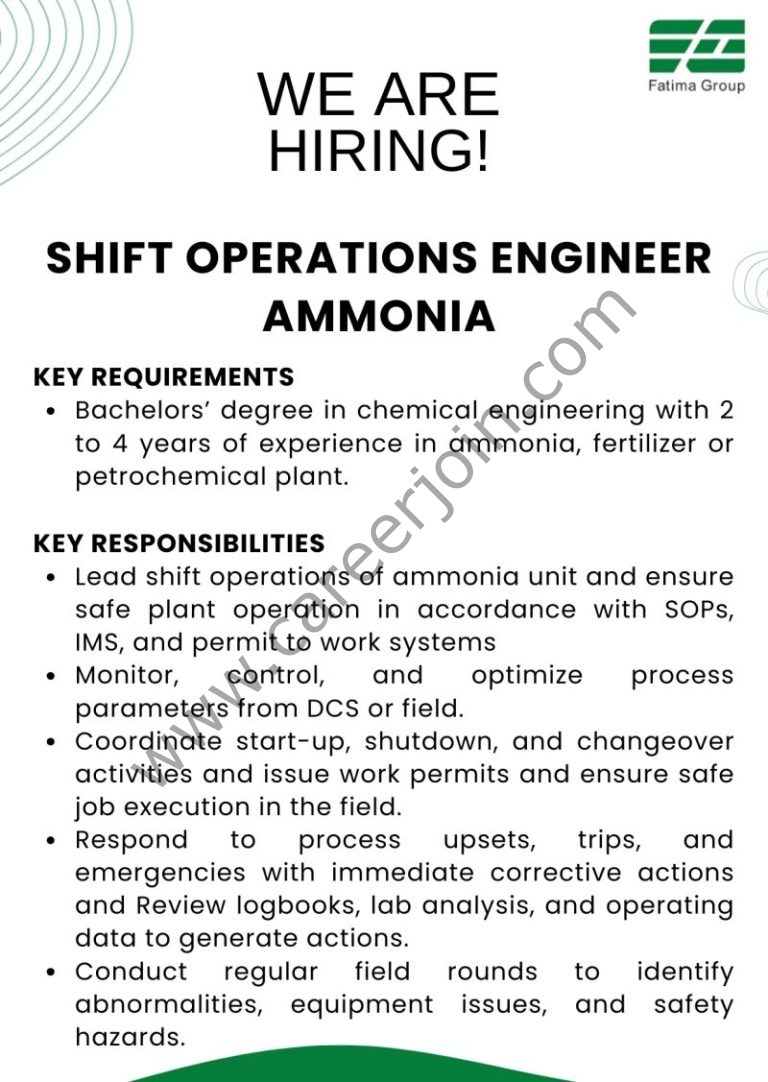 Fatima Group Jobs February 2026