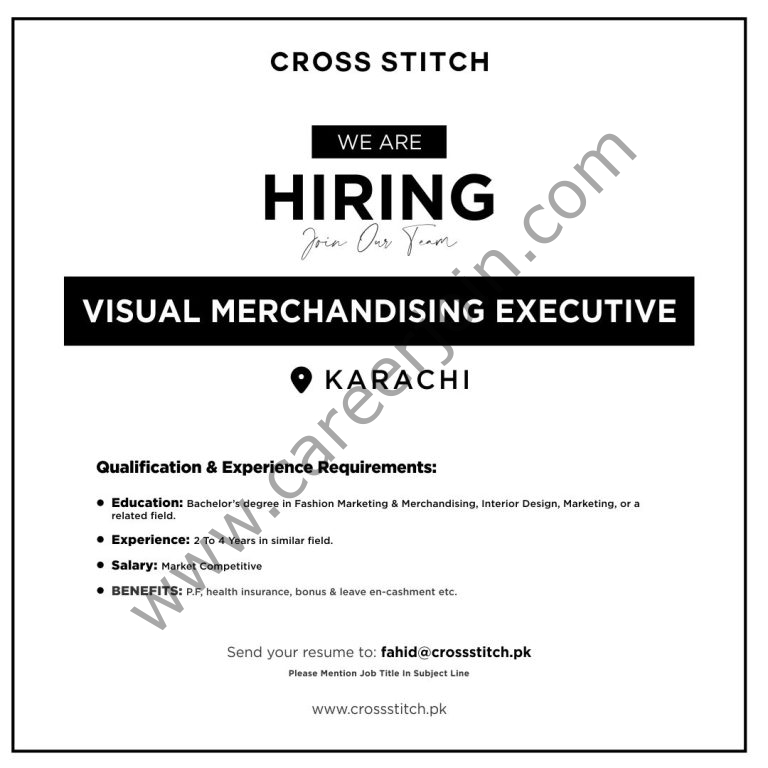Cross Stitch Jobs June 2026