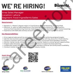 Matco Foods Limited Jobs Area Sales Manager