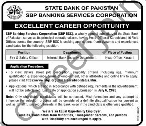 SBP Banking Services Corp Jobs Fire & Safety Officer